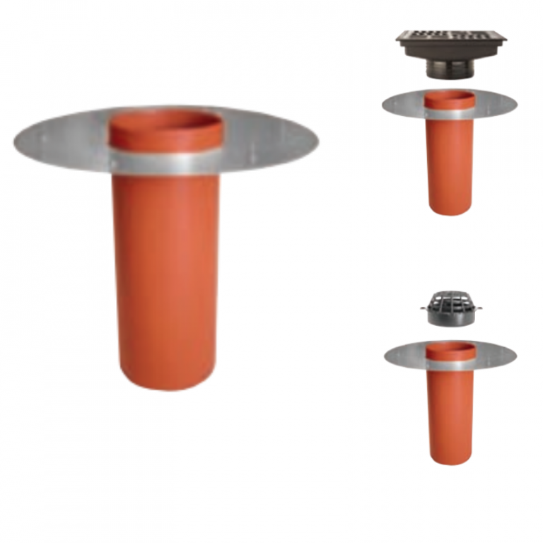 Embudo Vertical Conica Para Azotea 4142