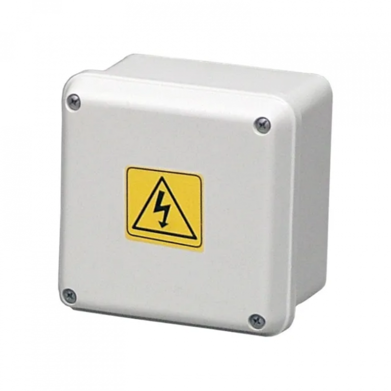 Caja De Paso 115x115x80 Blanco Pvc