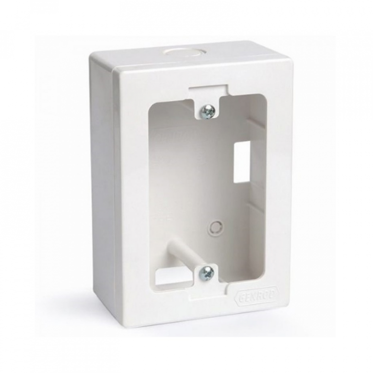 Caja Exterior Rectangular 5×10 Blanco Pvc